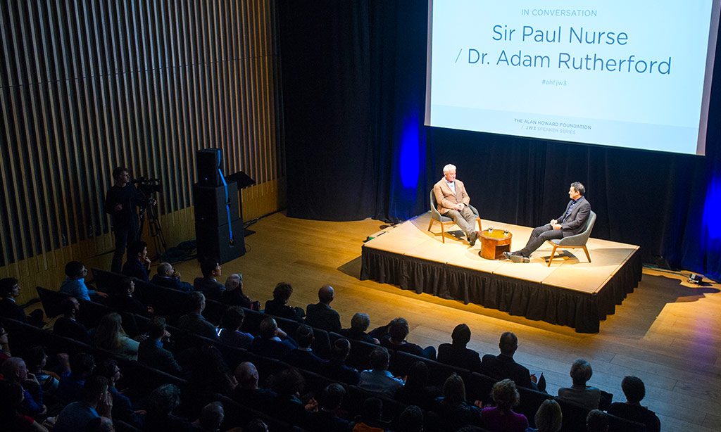 Sir Paul Nurse & Dr. Adam Rutherford | The Alan Howard Foundation