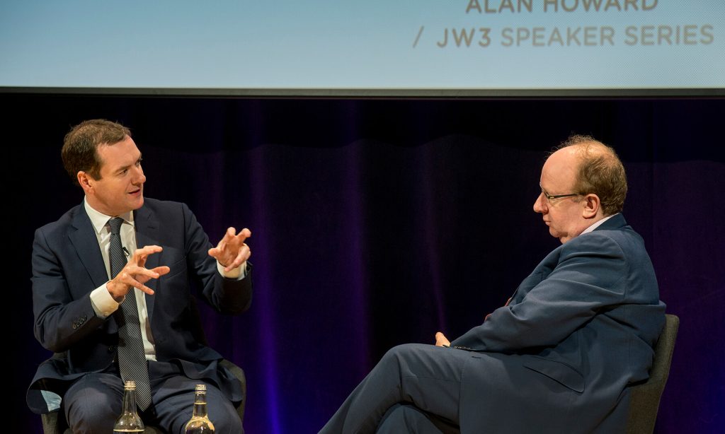 George Osborne & Daniel Finkelstein | Alan Howard / JW3 Speaker Series