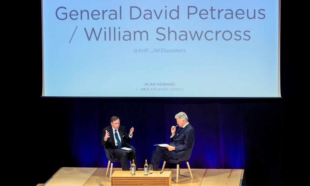 General David Petraeus & William Shawcross | Alan Howard / JW3 Speaker ...