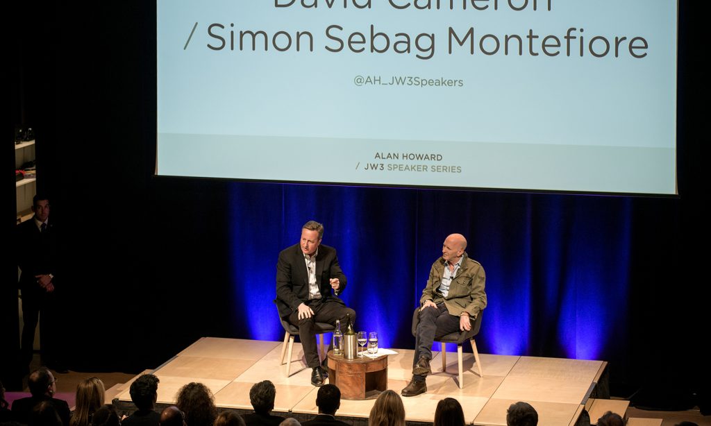 David Cameron & Simon Sebag Montefiore | Alan Howard / JW3 Speaker Series